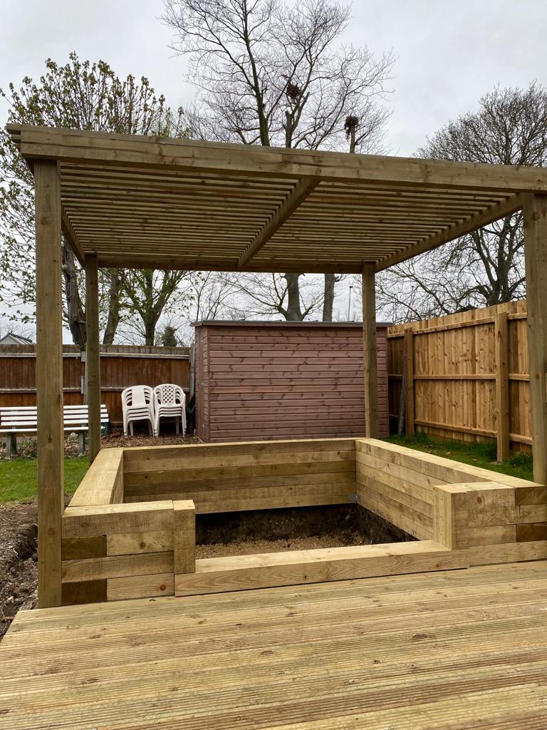 Railway Sleeper Pond Kits | Customizable Pond Solutions
